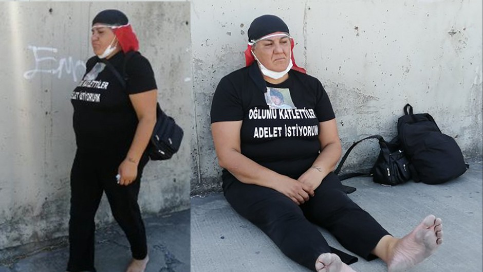 Oğlu öldürülen anne, adalet için Ankara'ya çıplak ayakla yürümeye ... Oğlu öldürülen anne, adalet için Ankara'ya çıplak ayakla yürümeye ...